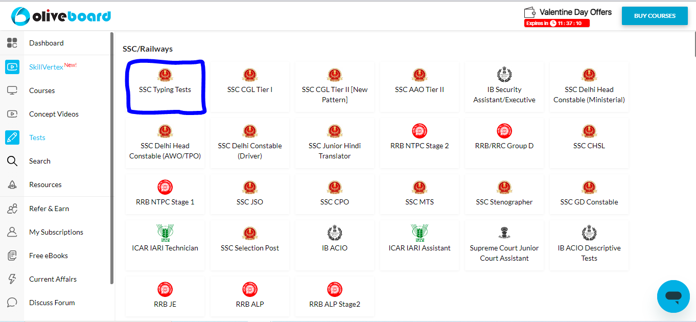 SSC CGL Typing Tests - Complete Details – Oliveboard Help Center